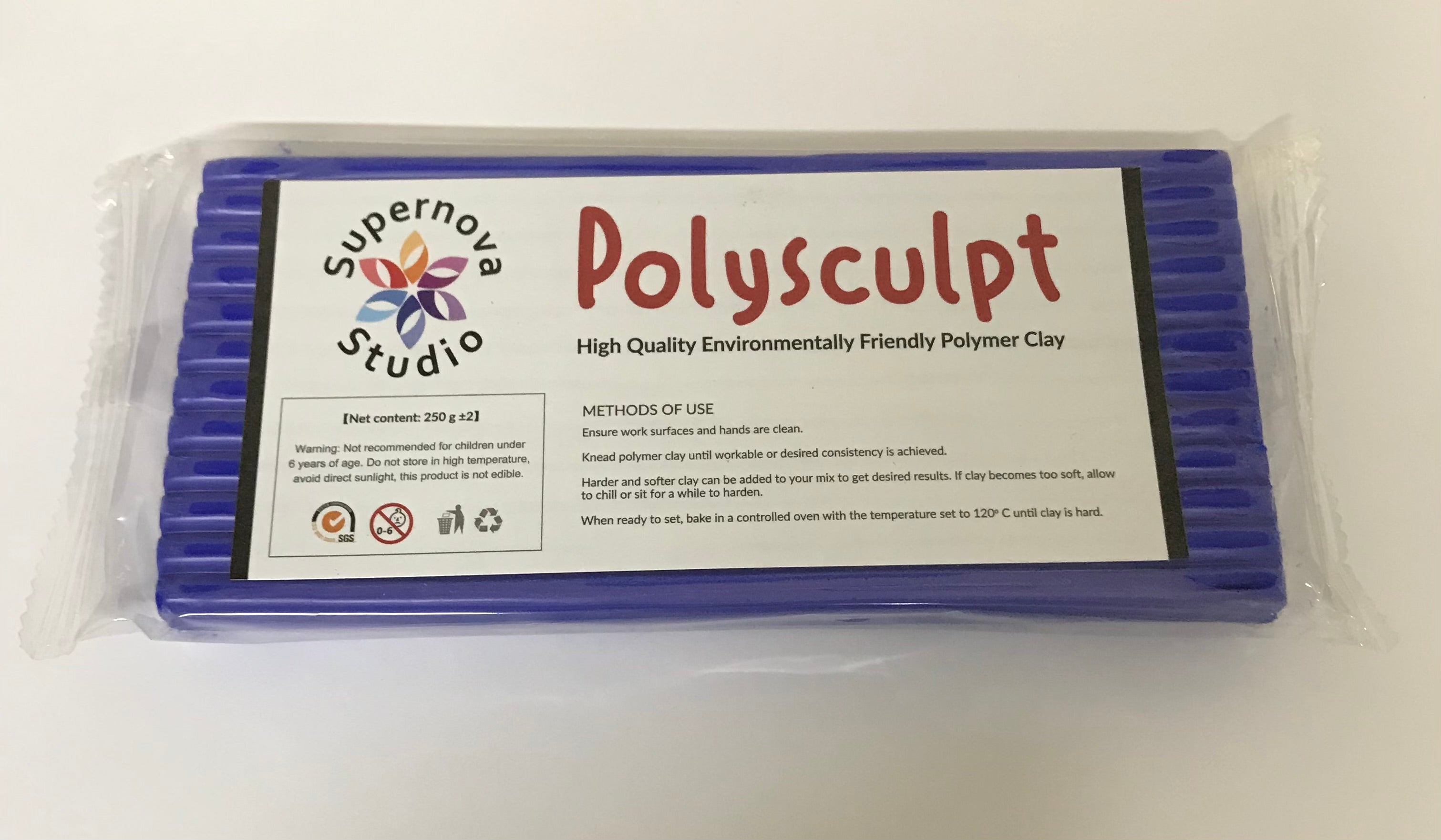 Ultramarine Blue Polysculpt™ Polymer Clay - 250g