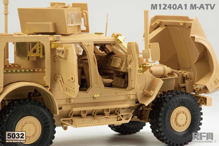 RM5032 - M1240 A1 M-ATV MRAP All Terrain Vehicle w/Full Interior Detai